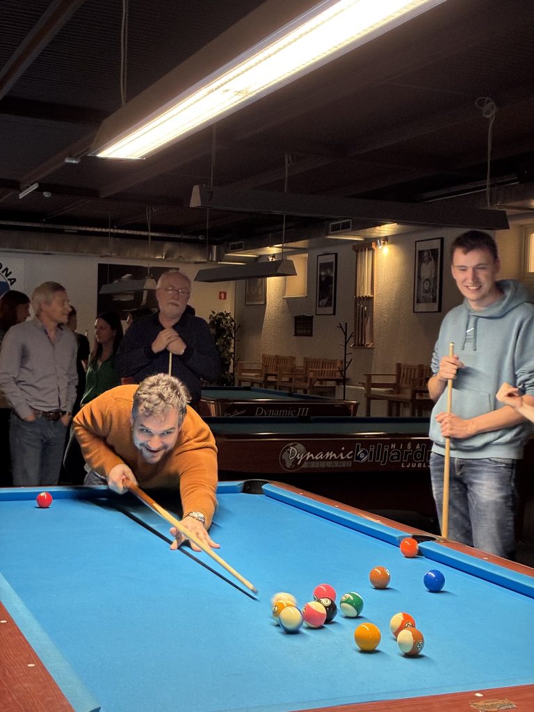 Cueing Up Team Spirit: Billiards Evening - IJS - Department of Complex ...